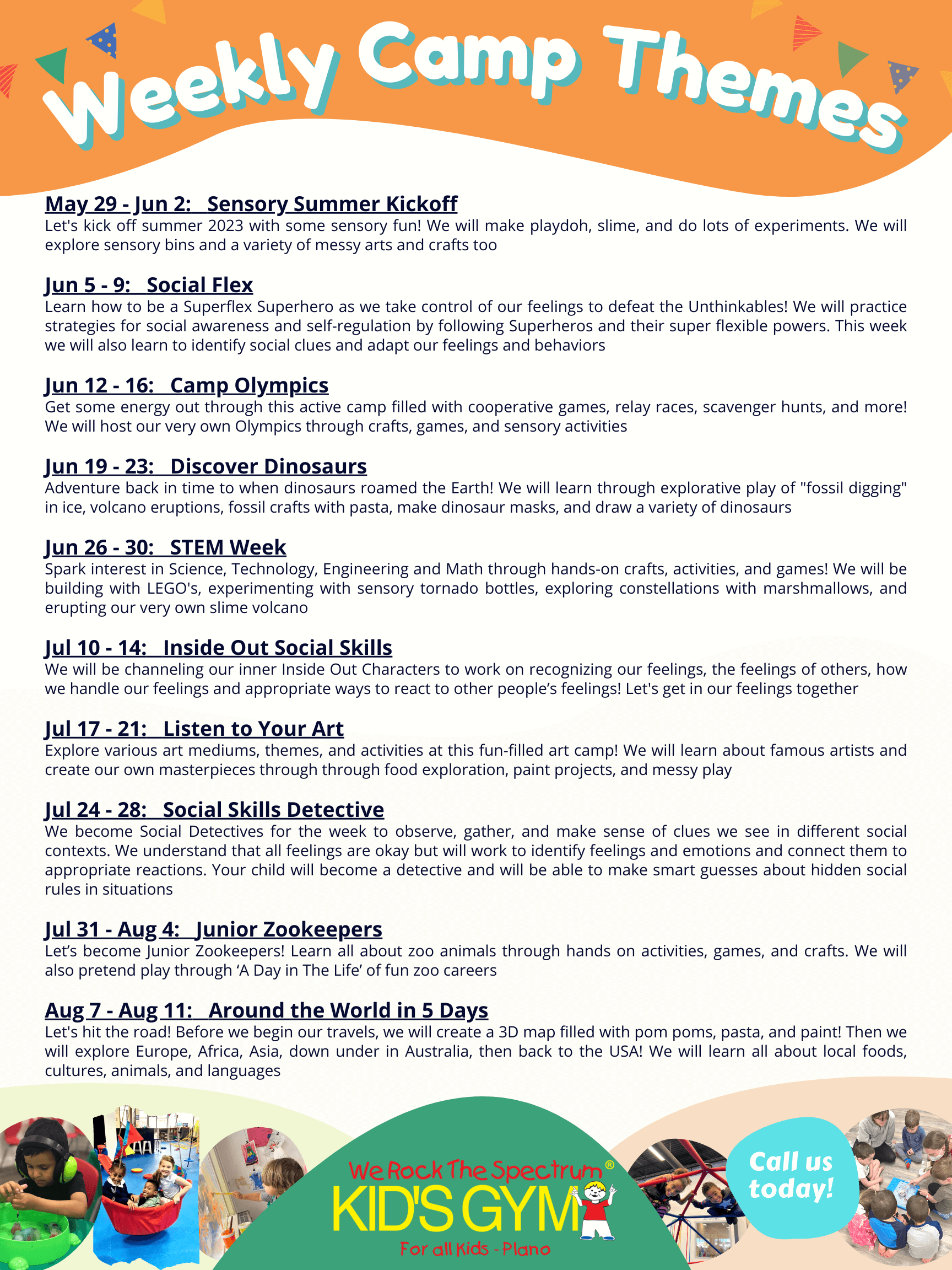 School's Out Program | We Rock the Spectrum - We Rock the Spectrum ...